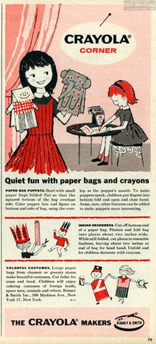 Crayons & paper: 18 fun old-fashioned projects for kids - Click Americana