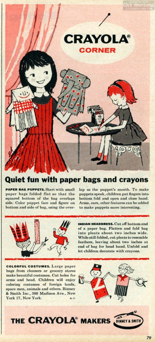 Crayons & paper: 18 fun old-fashioned projects for kids - Click Americana