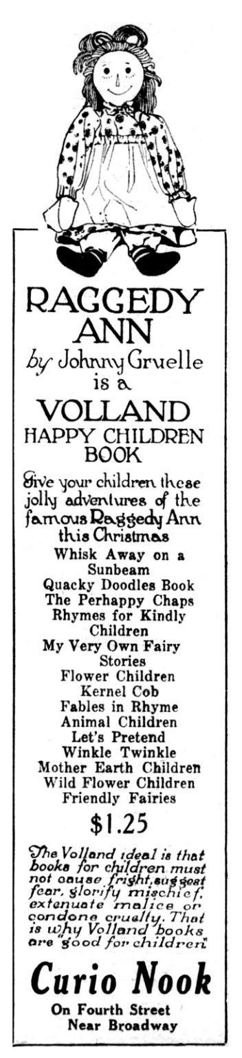 The Raggedy Ann doll has been charming children for over 100 years ...
