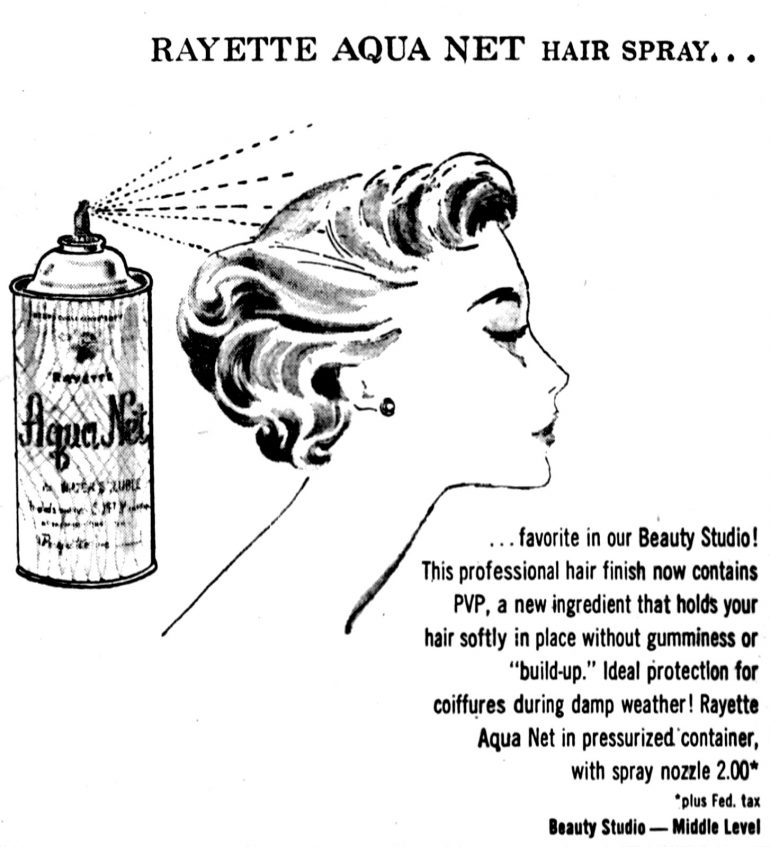 1950s hairspray brands: See the most popular styling products they used ...