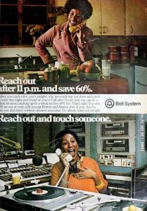 Remember that AT&T jingle, 'Reach out and touch someone'? Hear it again ...