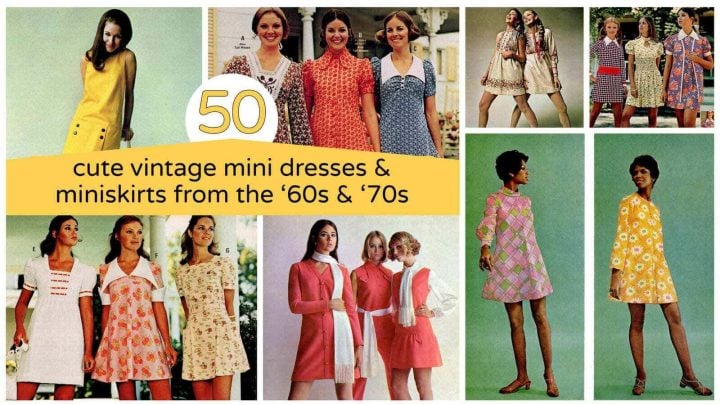 Vintage mini dresses: 50 fun styles that defined 60s and 70s fashion ...