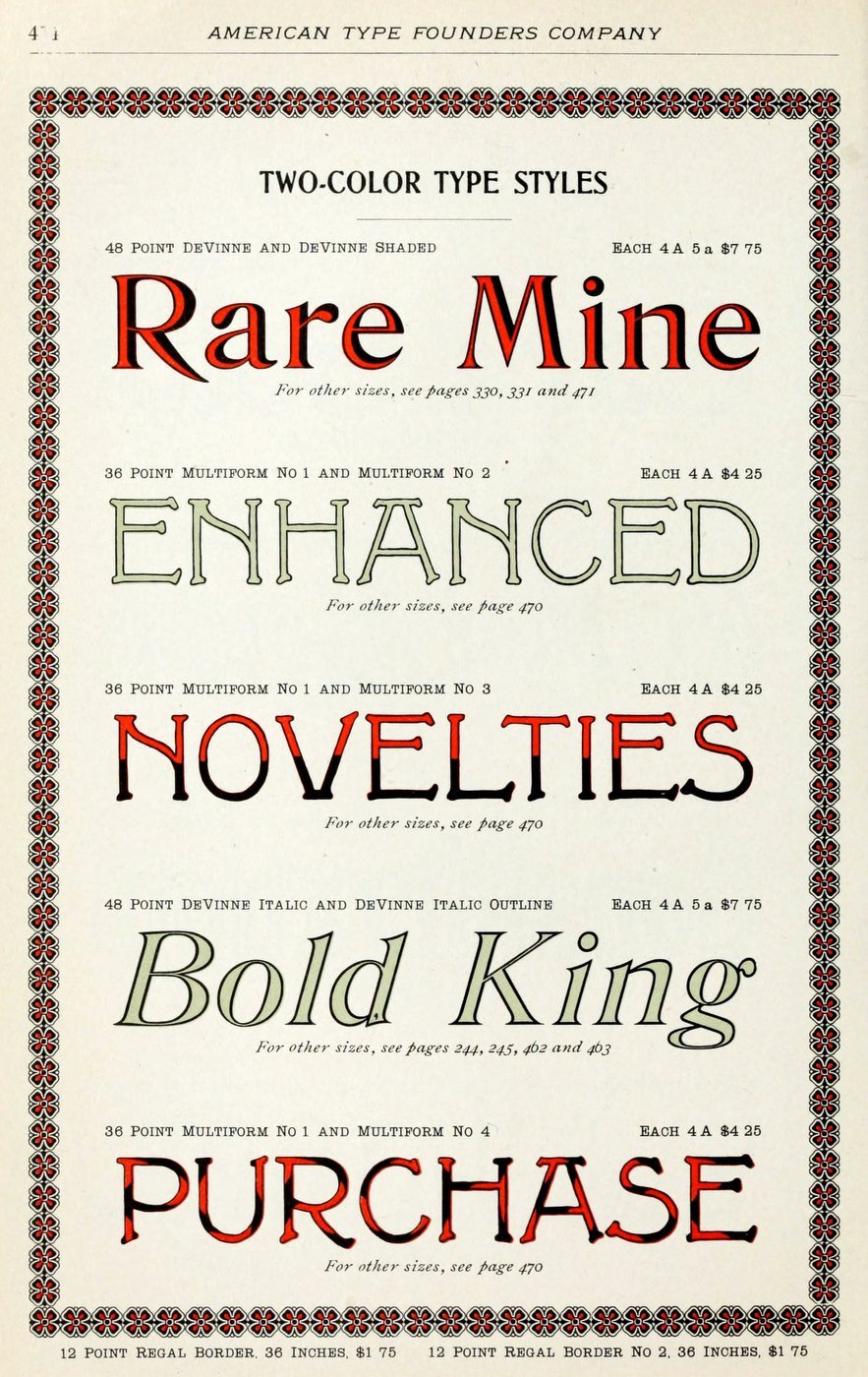 Like old-fashioned fonts: See dozens of vintage typefaces - Click Americana
