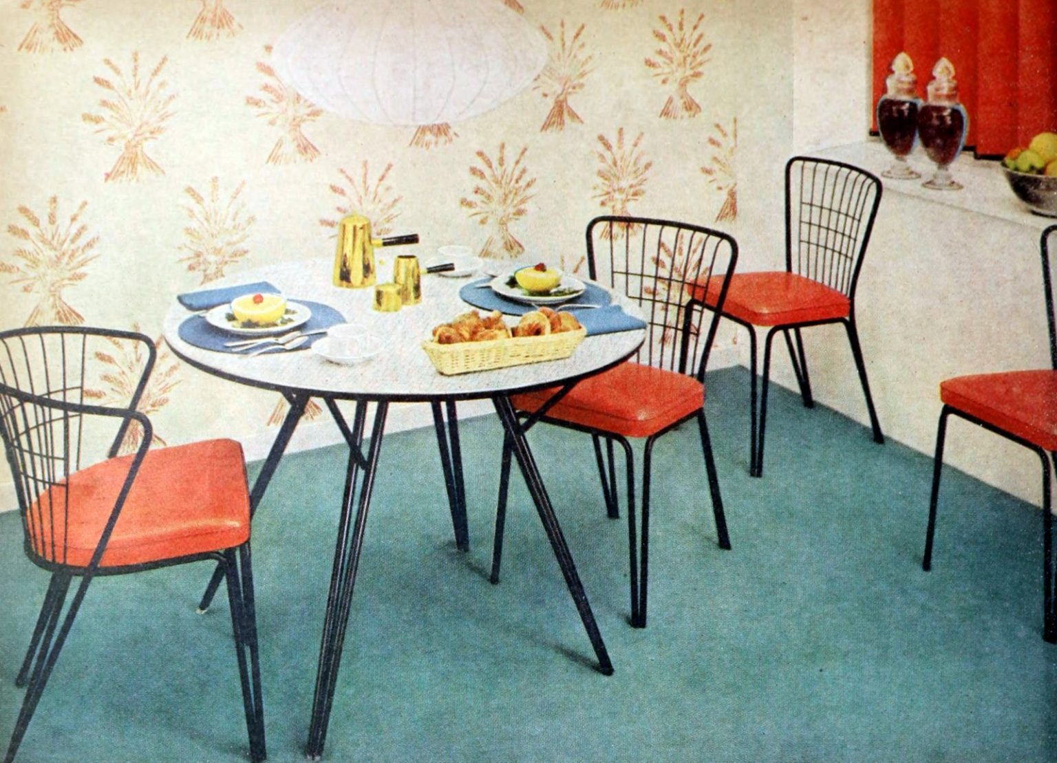 50 compact vintage dining room sets from the 40s & 50s with that ...