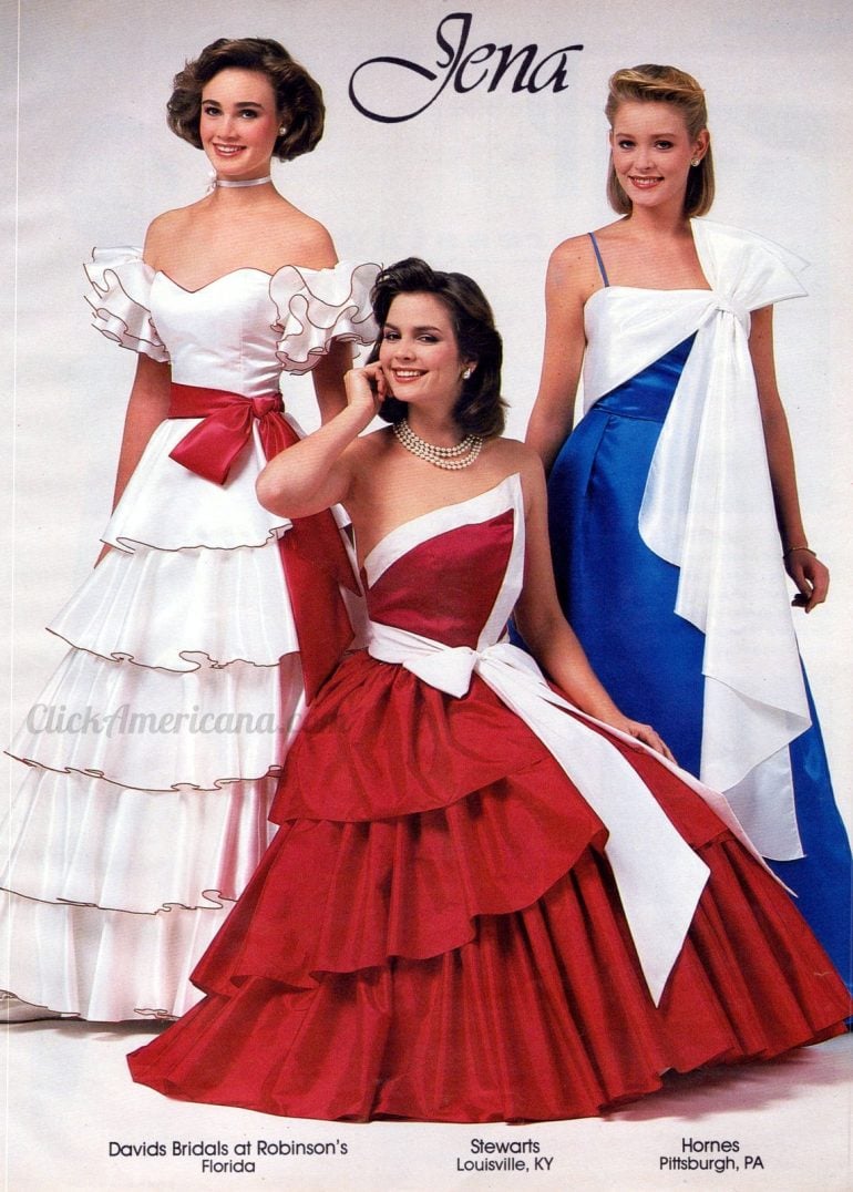 100+ vintage 80s prom dresses: Bold, frilly & unforgettable - Click ...