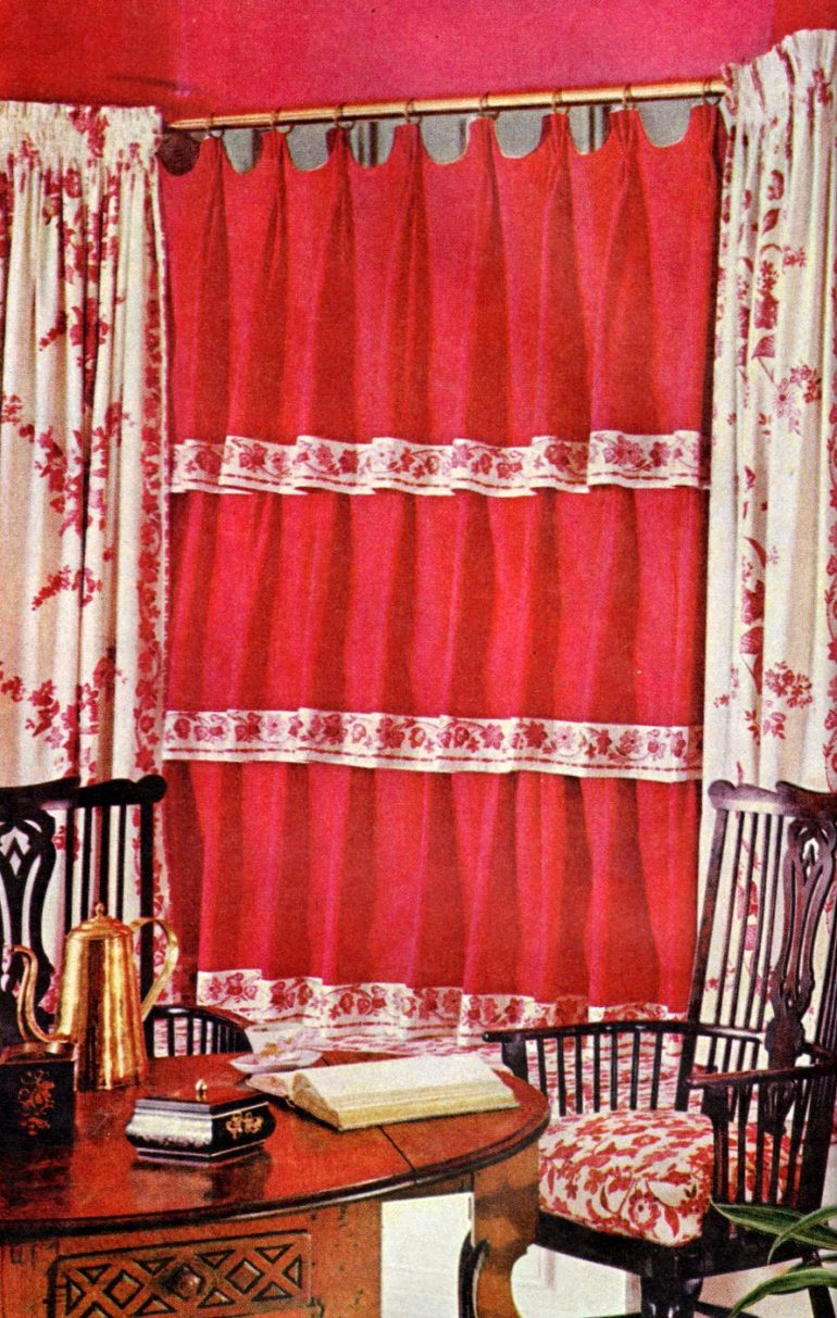 See 40 stylish vintage window coverings from the '50s - Click Americana