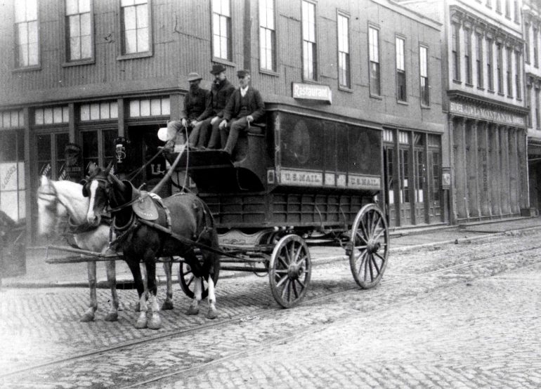 Vintage mail carriers & the fascinating ways mail once traveled over ...