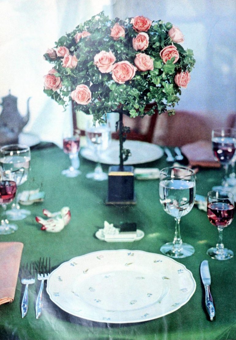 See the elegant secrets of these 50+ vintage 1950s table settings & get ...