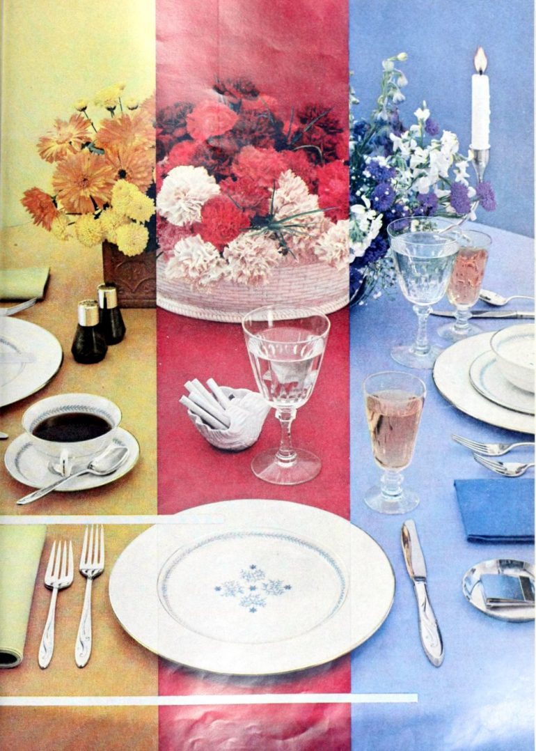 See the elegant secrets of these 50+ vintage 1950s table settings & get ...