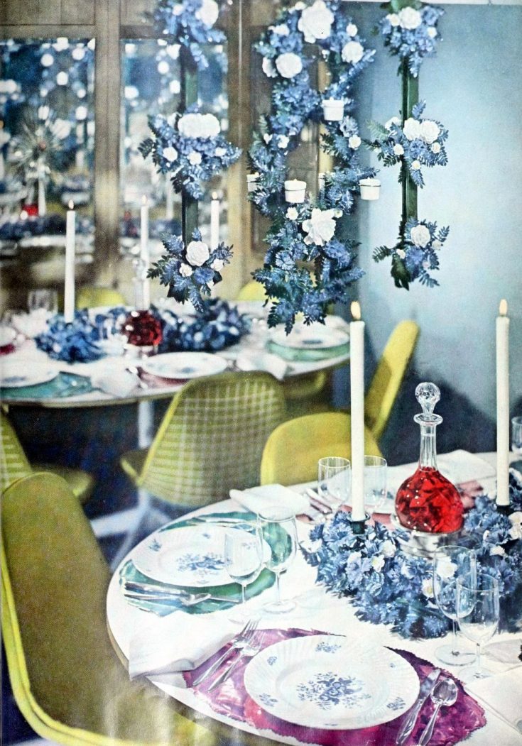 Festive Christmas table settings: Ideas for holiday tables with retro ...