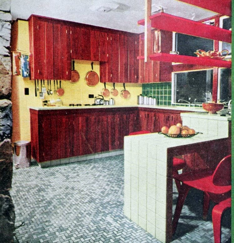 31 vintage 1950s kitchen tile design ideas - Click Americana