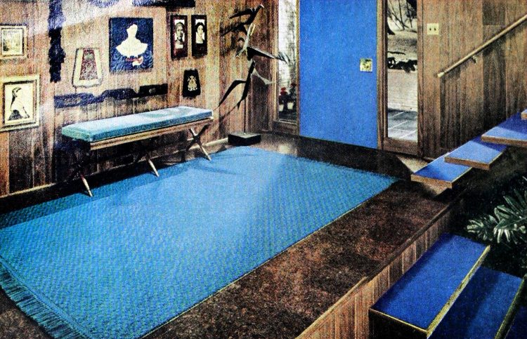 25 mid-century entrance halls & foyers invite you inside with vintage ...