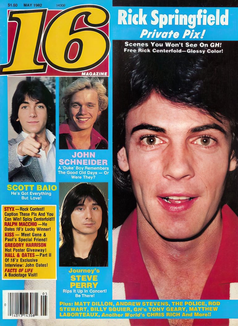 16 Magazine in the 1980s tracked the most popular teen heartthrobs ...