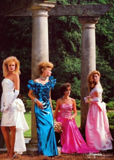 100+ vintage 80s prom dresses: Bold, frilly & unforgettable - Click ...