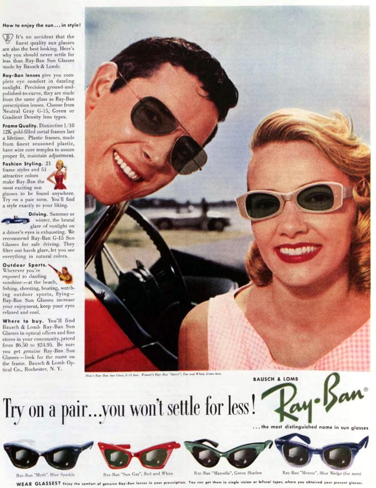 Vintage Ray-Ban sunglasses have been the epitome of cool for nearly a ...