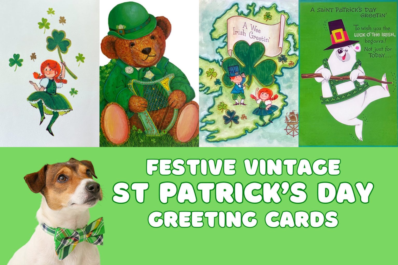 Retro rewind: Festive St Patrick's Day cards with that 1970s & 80s vibe ...