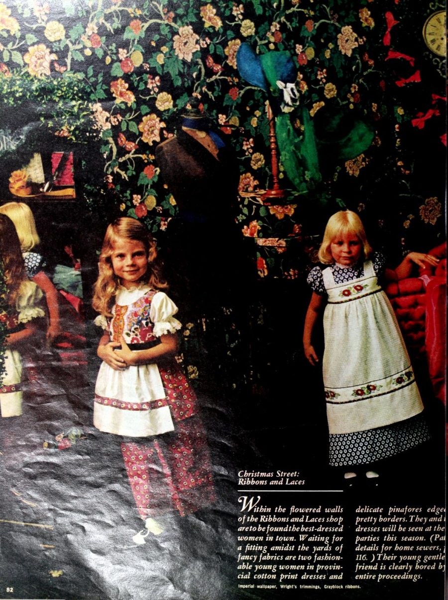 Adorable vintage Christmas dresses for little girls from the 1960s ...