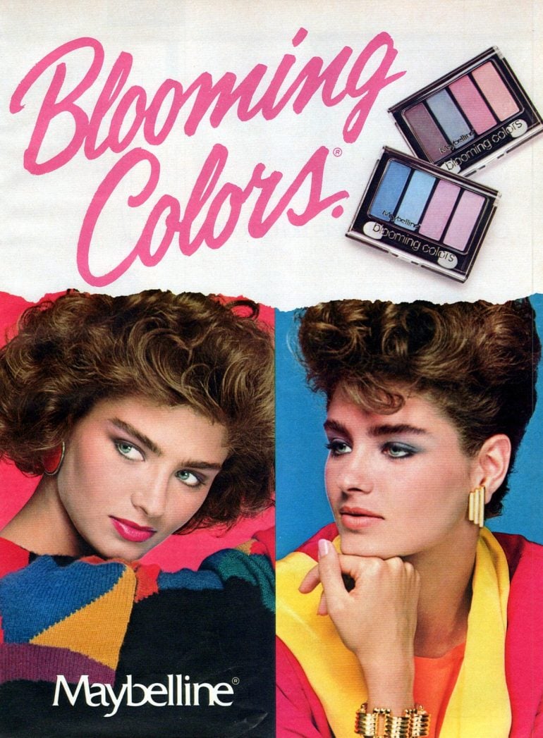 How to get awesome & authentic 80s eye makeup, like multicolored ...
