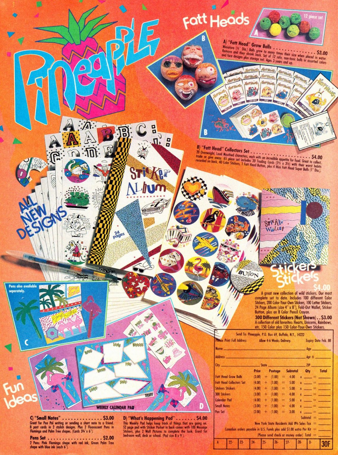 80s stickers: See dozens of popular vintage sticker rolls & sheets ...