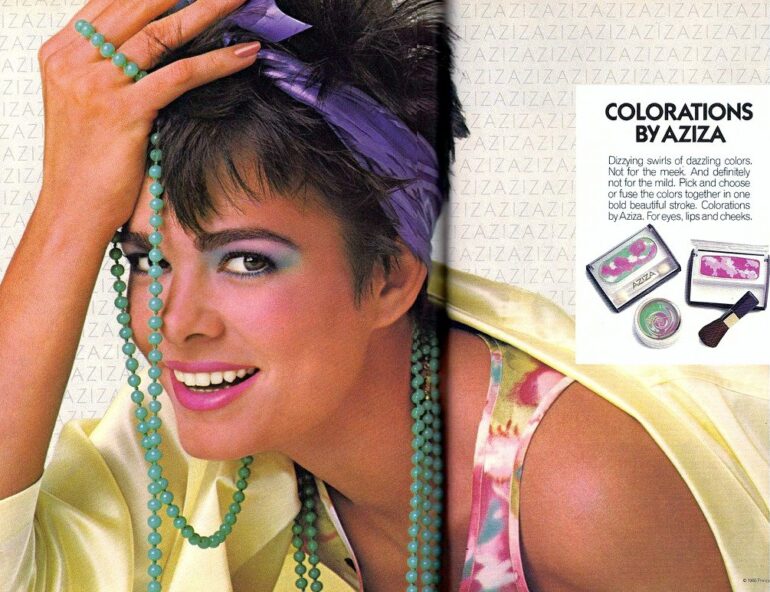 How to get awesome & authentic 80s eye makeup, like multicolored ...