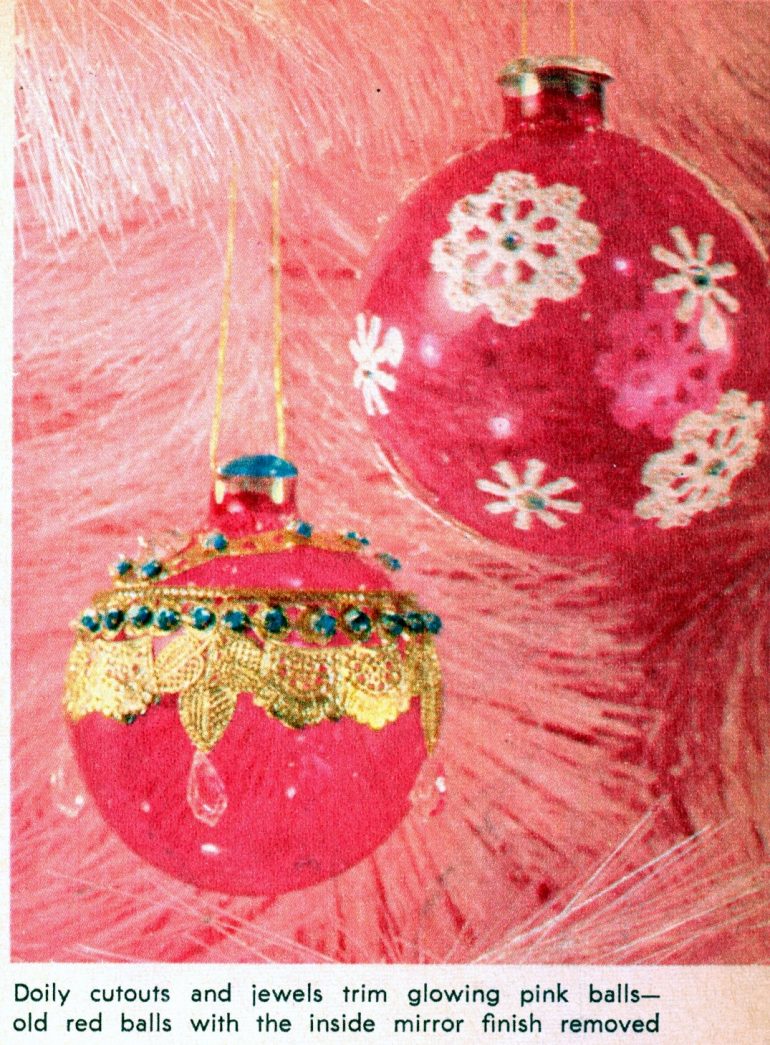 25 retro DIY Christmas ornament craft ideas from the 60s that are just ...