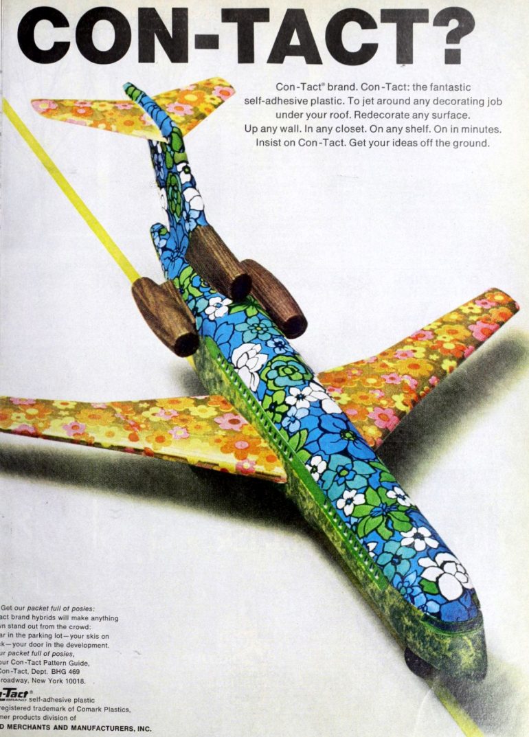 Not just shelf liner: Retro ConTact paper was an easy home decor ...