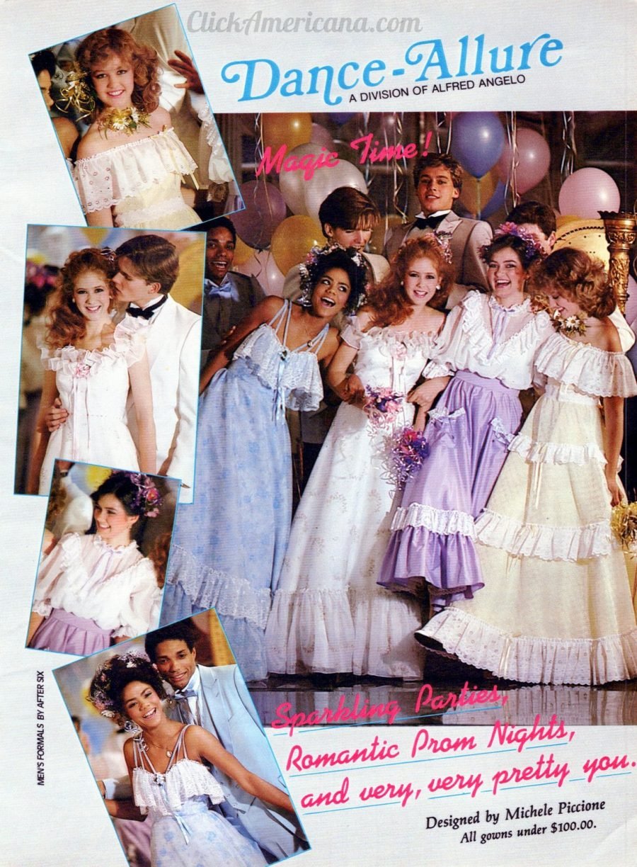 100+ vintage 80s prom dresses: Bold, frilly & unforgettable - Click ...