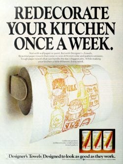 Vintage colored paper towels: See 60+ old-fashioned patterns, colors ...