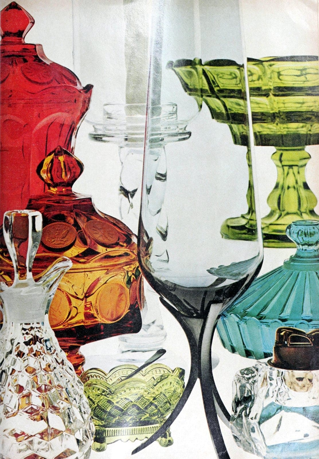 Vintage Fostoria glass: 100+ old patterns, colors & styles of the ...