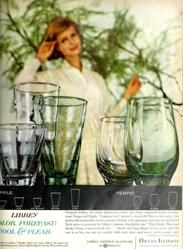 60 vintage Libbey glassware designs from the 60s - Click Americana