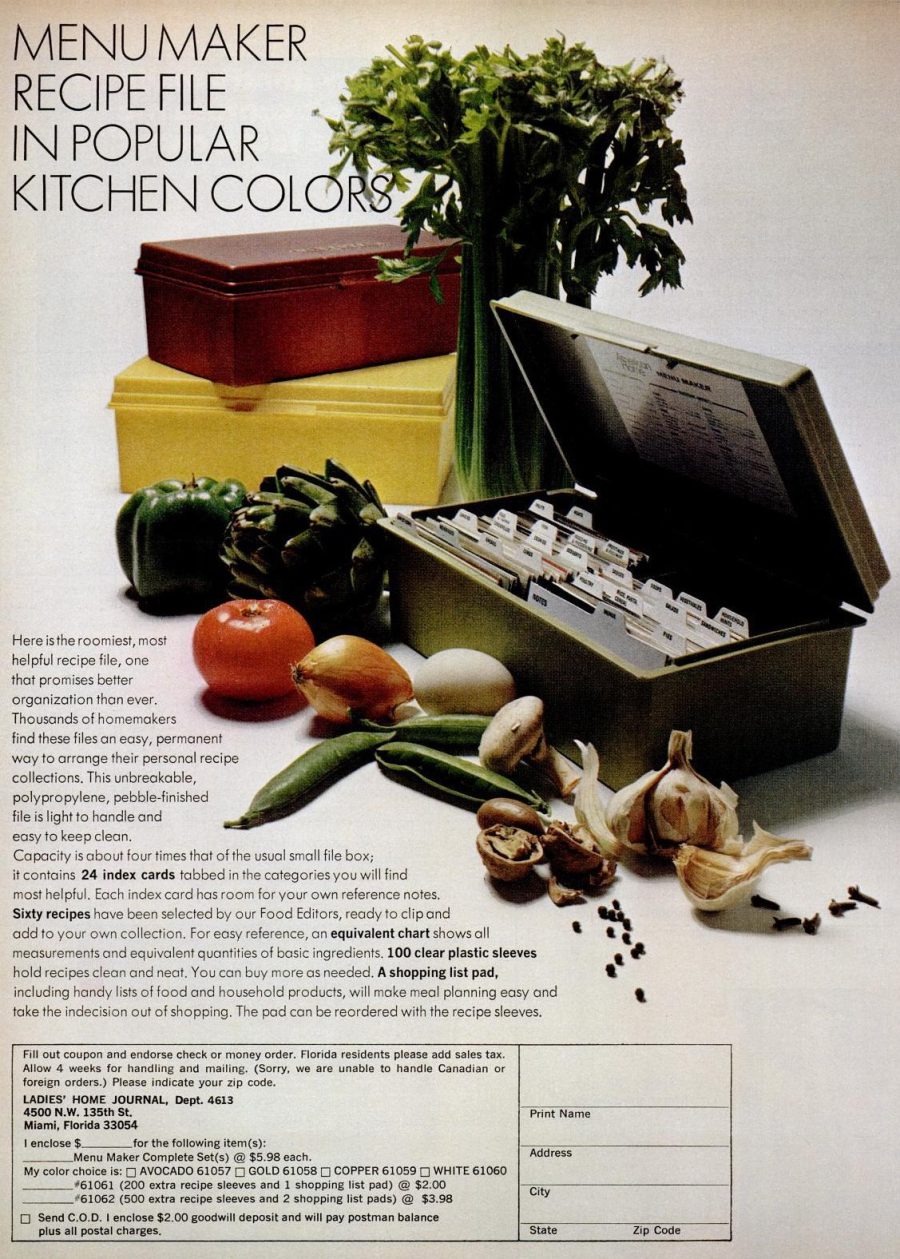 24 vintage recipe boxes: Before food blogs & recipe apps, these compact ...