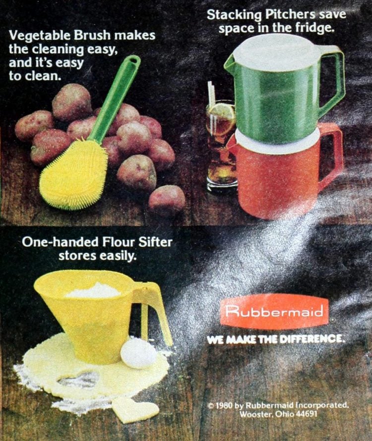 Retro Rubbermaid food storage & kitchen gadgets from the '70s & '80s ...