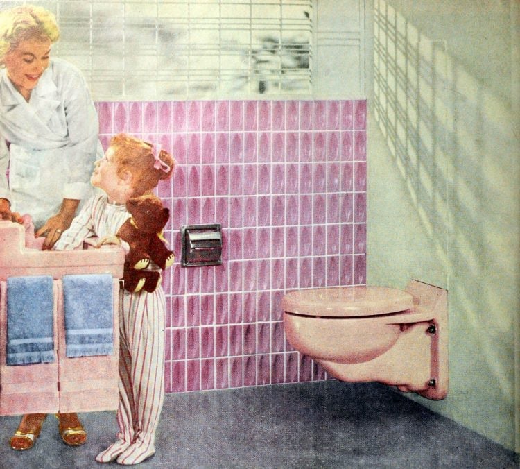 1950s bathroom tile: The bold pastel design era that transformed a ...