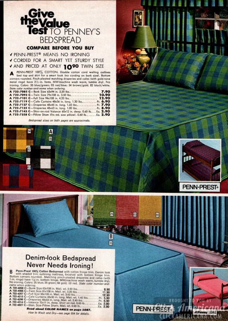 Vintage 1970s bedspreads: Soft retro home decor you may remember ...