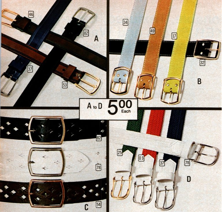 1960s & 1970s belts like these still inspire fashion trends for men ...