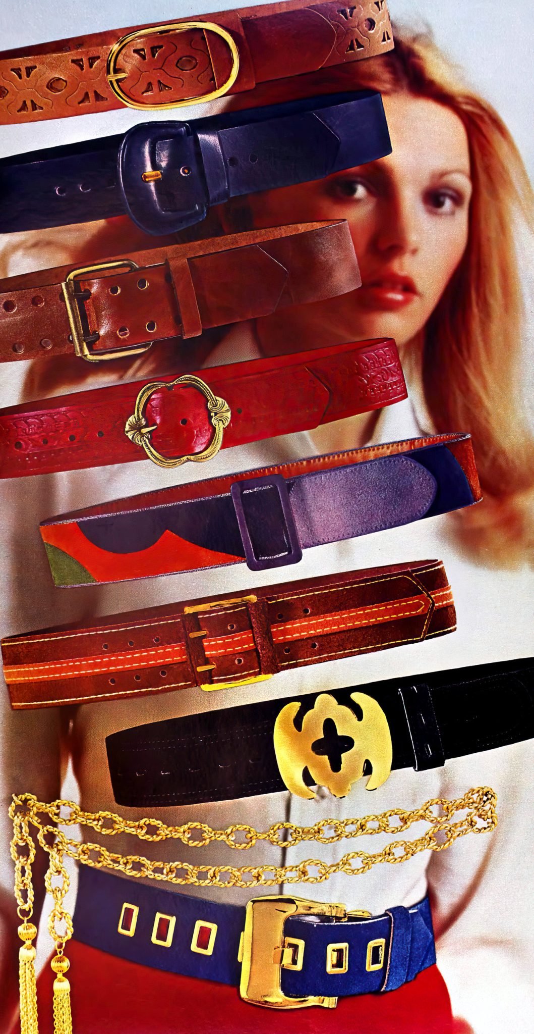 1960s & 1970s belts like these still inspire fashion trends for men ...