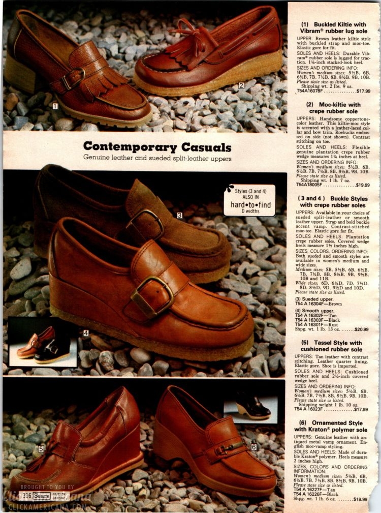 Get the retro look! See popular 70s shoes that are back in style ...