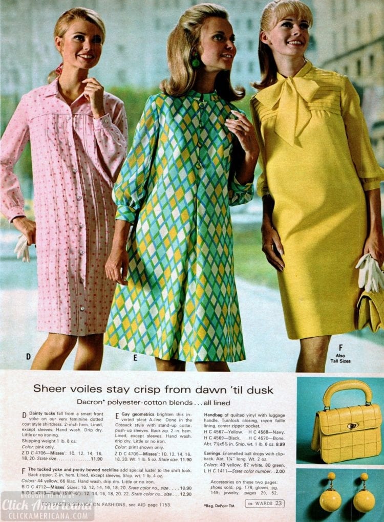 Charming & bold dresses from 1968 that turned everyday style into ...