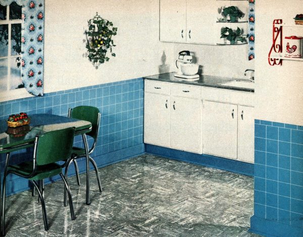 31 vintage 1950s kitchen tile design ideas - Click Americana