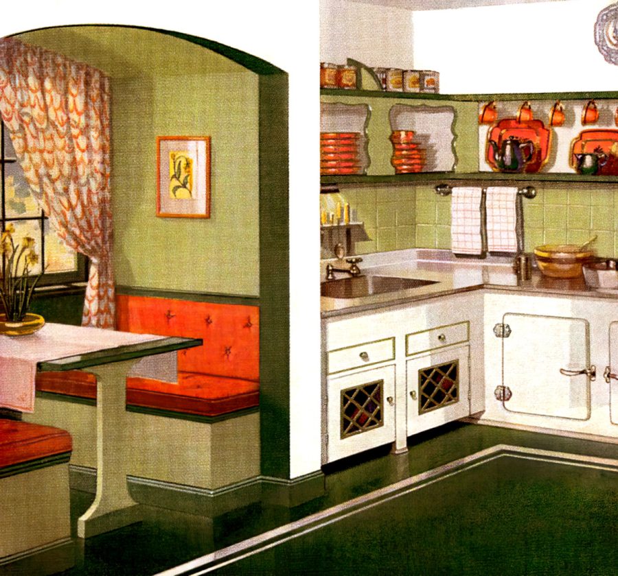 40 vintage breakfast nook ideas to make a cozy kitchen corner - Click ...