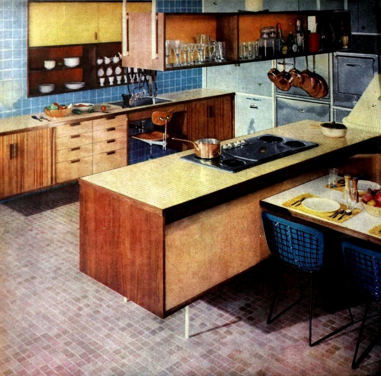 26 unique retro kitchen islands: Home inspiration from the 60s - Click ...