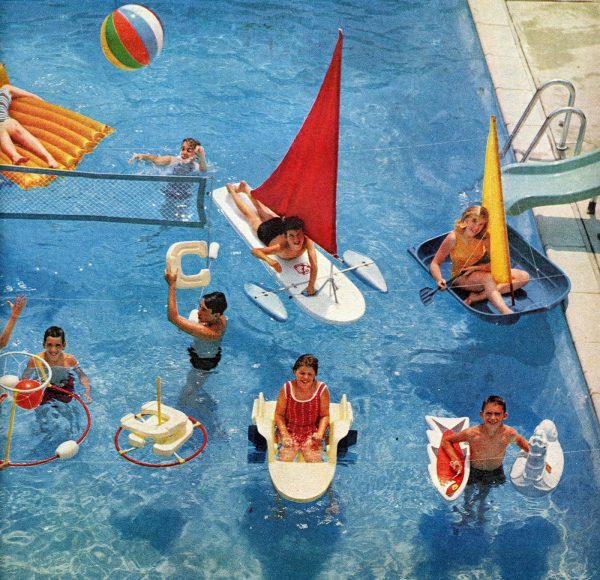 Retro pool toys: Inflatable animals, rafts & more vintage water fun ...