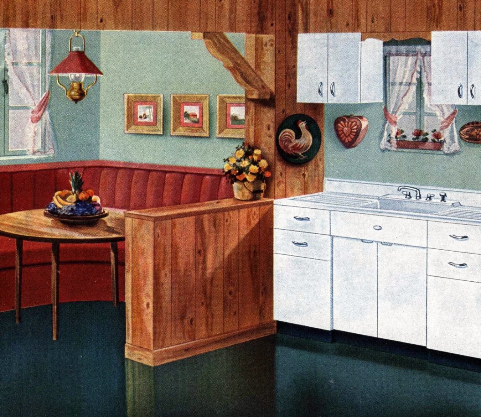 40 vintage breakfast nook ideas to make a cozy kitchen corner - Click ...