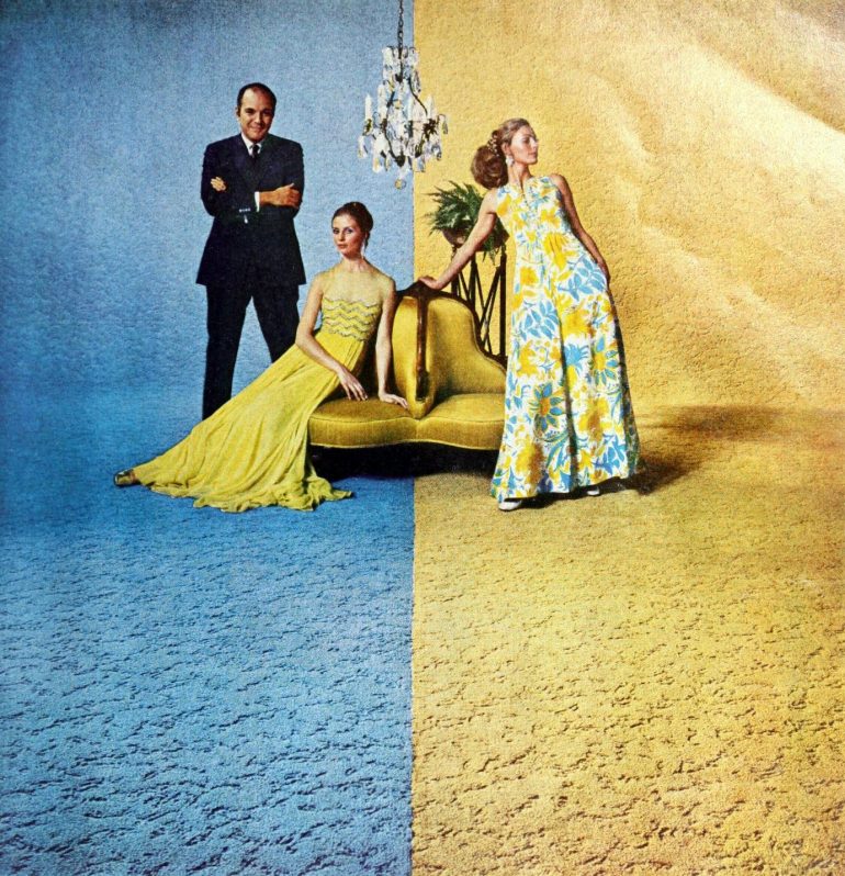 See 70 vintage sculptured & textured carpets that gave homes an old ...