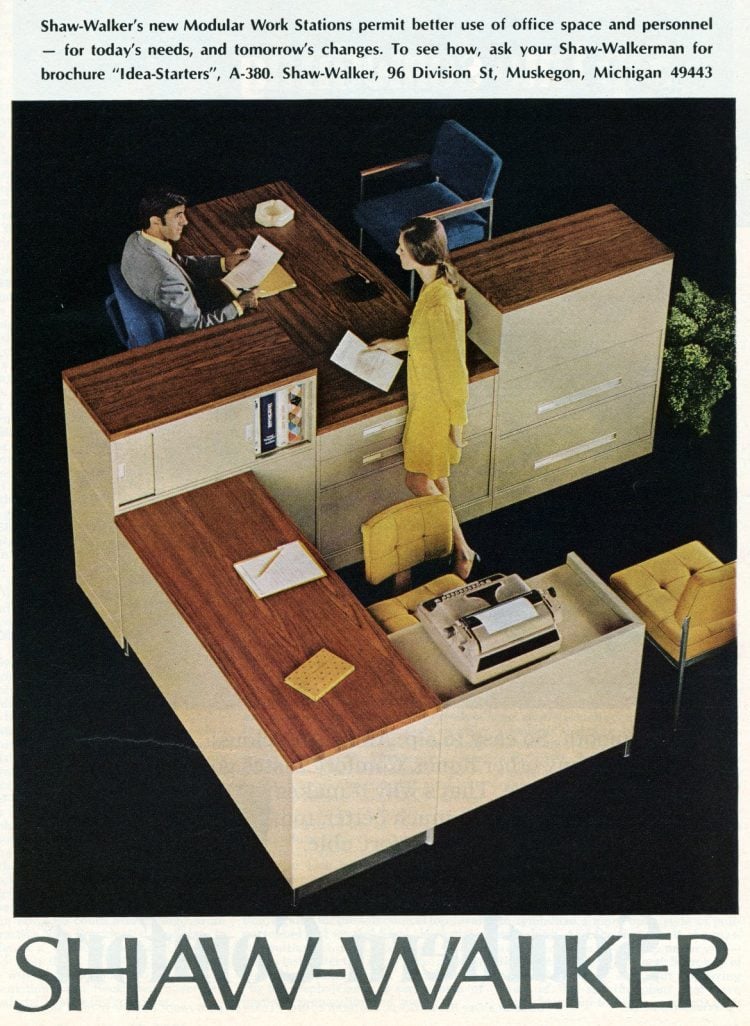 The bold office cubicle concept was a game-changer for 1970s workplaces ...