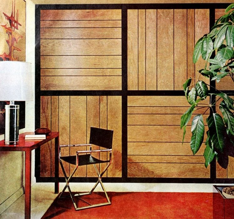 Vintage articles and more tagged 'wood paneling ' at Click Americana