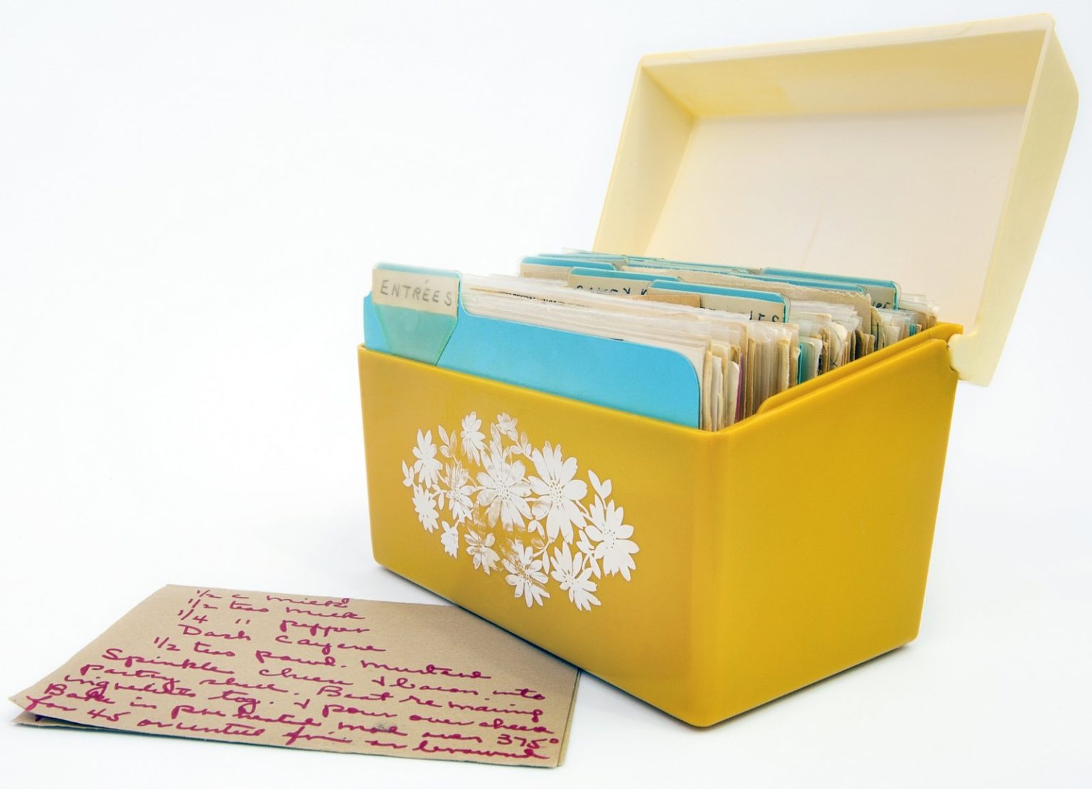 24 vintage recipe boxes: Before food blogs & recipe apps, these compact ...