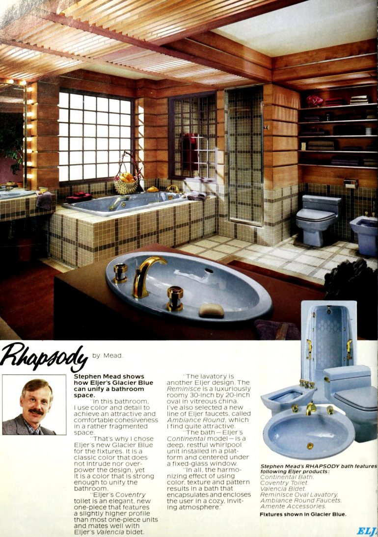 See 1980s bathroom decor & color schemes for that real retro look ...