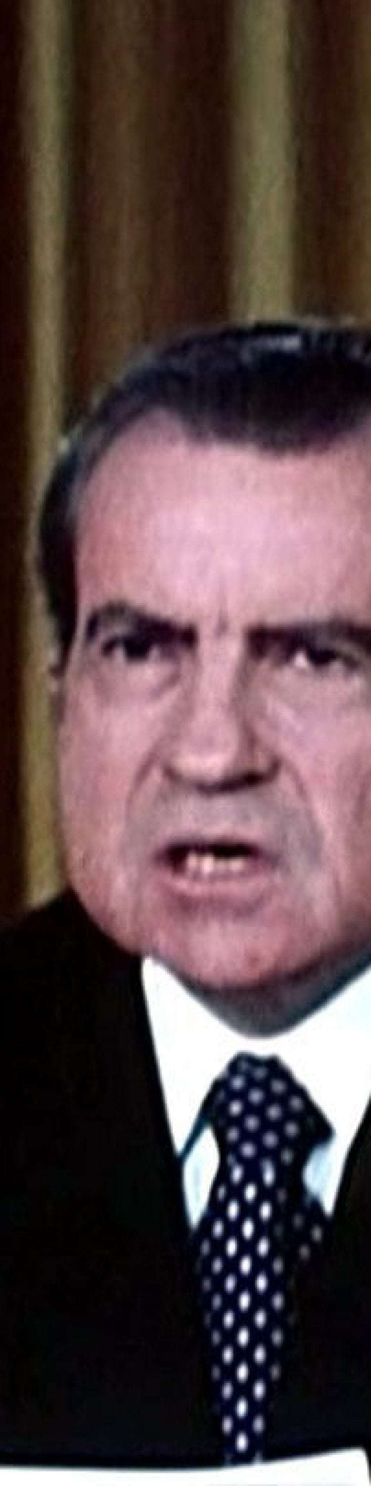 Richard Nixon's first Watergate speech - Text & video (1973) - Click ...