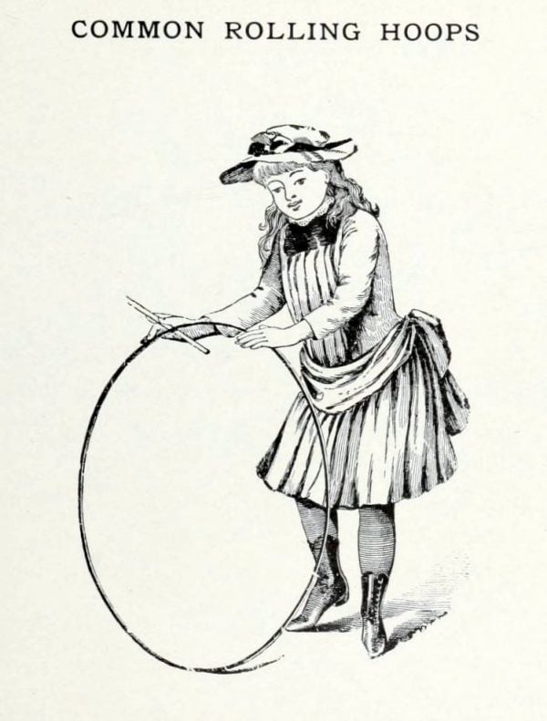 Rolling hoops were the coolest toy around long before anyone had heard ...